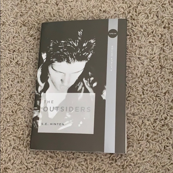 The Outsiders Book Cover Platinum Edition